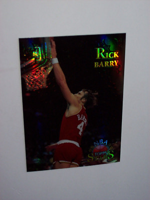 1996 Topps Finest NBA Stars Refractors Rick Barry Card #105 pack fresh ...