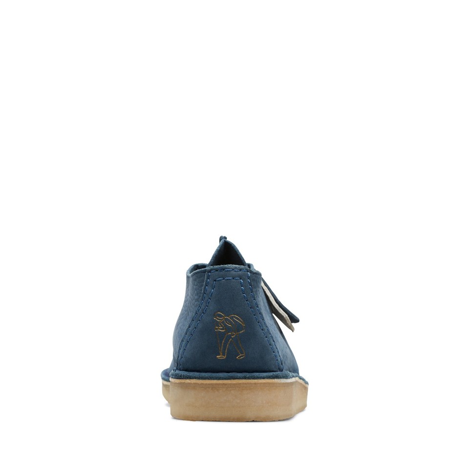 NEW Clarks Original Desert Trek NAVY BLUE NUBUCK LEATHER "Bank Robber ...