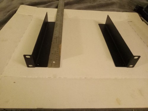 Strong AV Rack mount Rack Ears 2 Mounting L Bracket Set 9.75 Inch | eBay