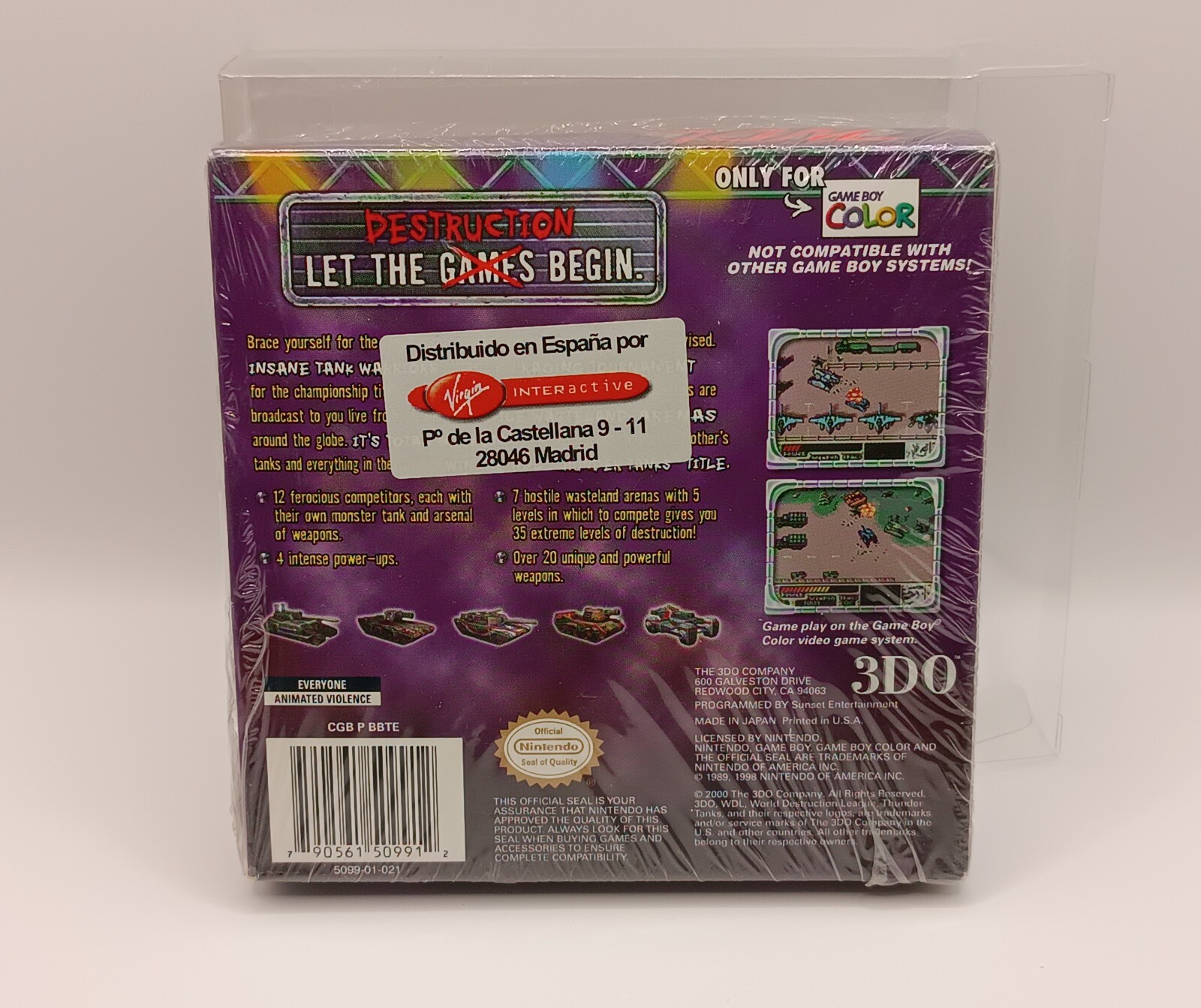 WDL Thunder Tanks Game Boy Color USA 3DO | eBay