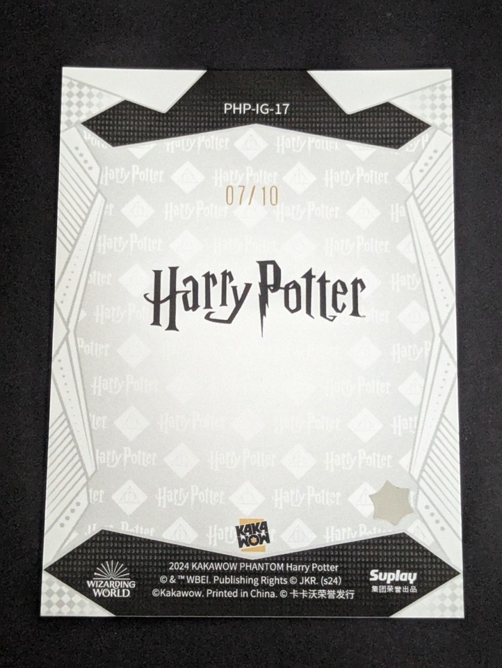 Bellatrx Lestrange 2024 Kakawow Phantom Harry Potter Gold SSP Case Hit ...