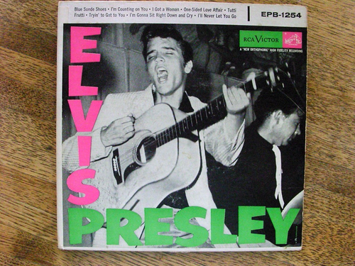 Elvis Presley on RCA EPB-1254 from 1956 ~ (gatefold COVER ONLY) for 7 ...