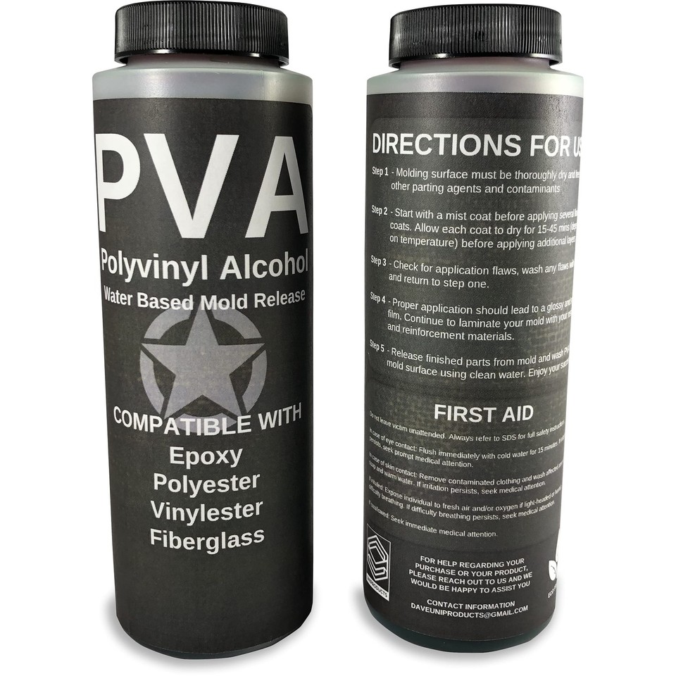 PVA Water Based Mould Release - Polyvinyl Alcohol Agent for Epoxy ...