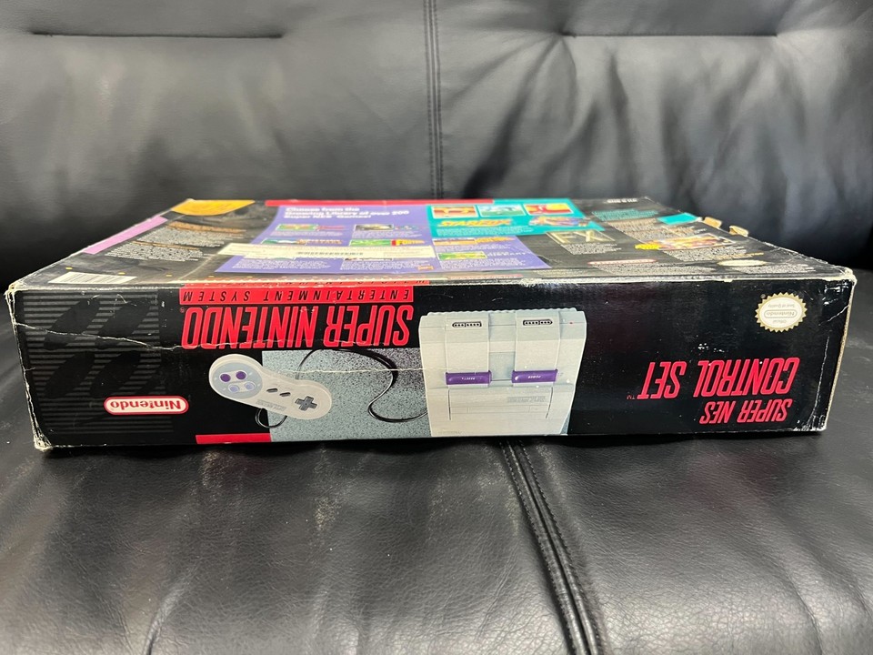 SNES Super Nintendo Super Set Empty Box Only No Console | eBay