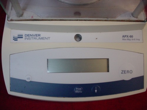 Denver Instruments APX-60 Digital Balance Scale, 60g Capacity, 3.1in ...