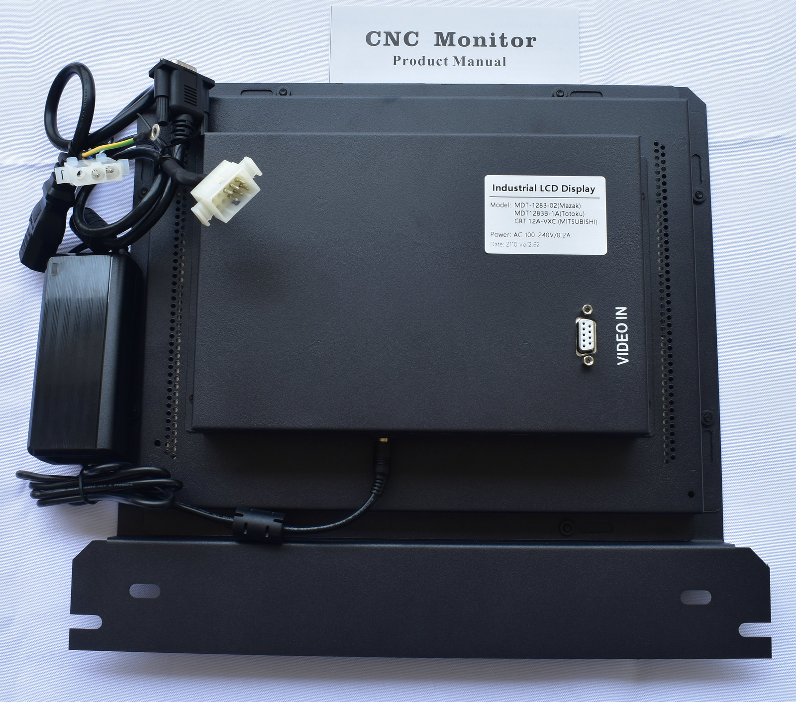 MDT-1283-02 (MDT1283B-1A) CNC Monitor LCD 12inch CRT Display for Mazak ...