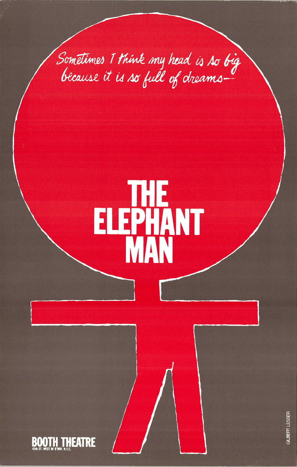 The Elephant Man Play Poster