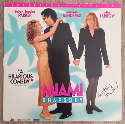 Matthew Broderick Signed Miami Rhapsody Laserdisc Actor LEGEND RAD | eBay