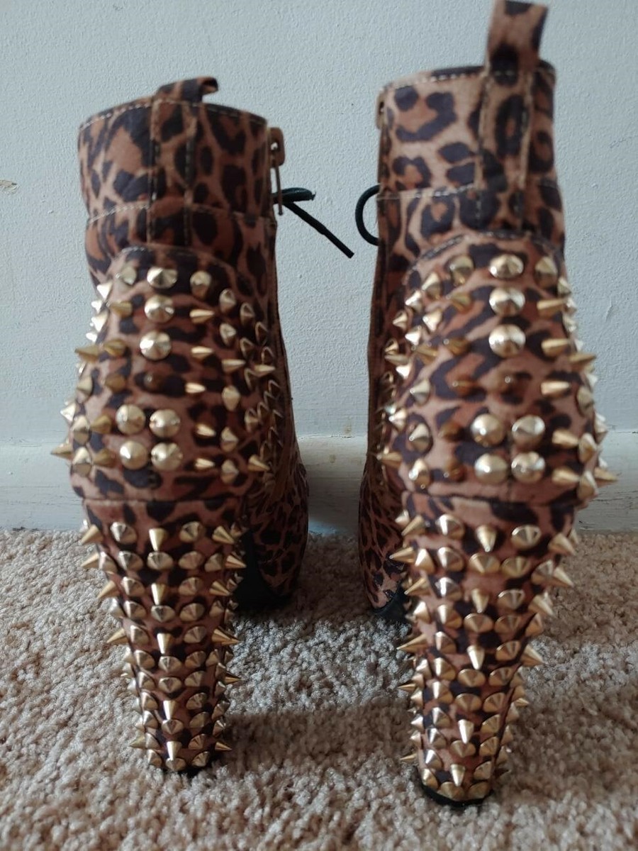 Spiked Boots Heels