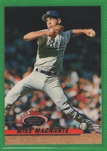 Mike Magnante -1993 Topps Stadium Club #12 - Kansas City Royals ...