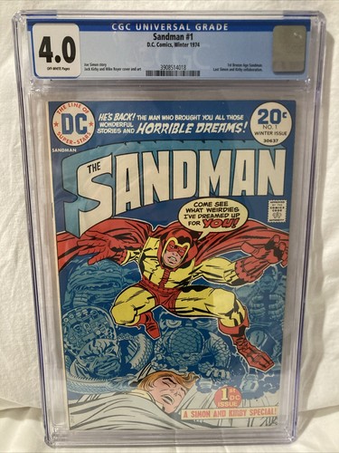 Sandman #1 (Winter 1974, DC Comics) CGC Graded (4.0) LAST SIMON-KIRBY ...