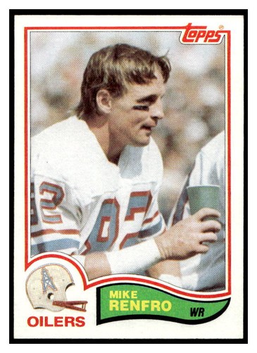 1982 Topps #103 Mike Renfro Houston Oilers Excellent | eBay
