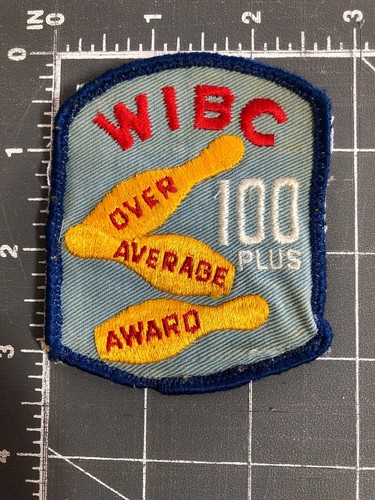 WIBC Women’s International Bowling Congress Patch Over Average Award ...