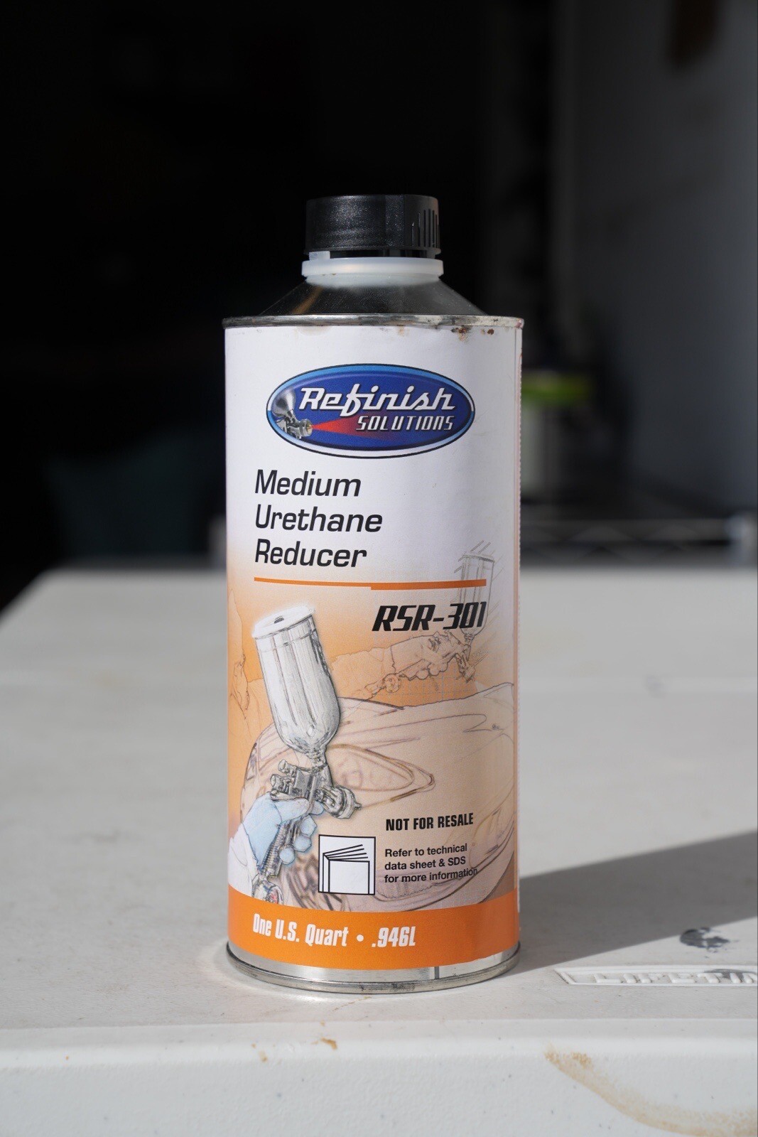 Universal Medium Urethane Reducer Quart Size! Automotive Paint Reducer ...