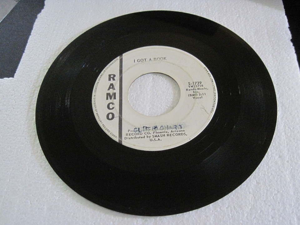 Cliff Richard RUN BOY RUN BOY / I GOT A BOOK / RARE RAMCO PROMOTIONAL ...