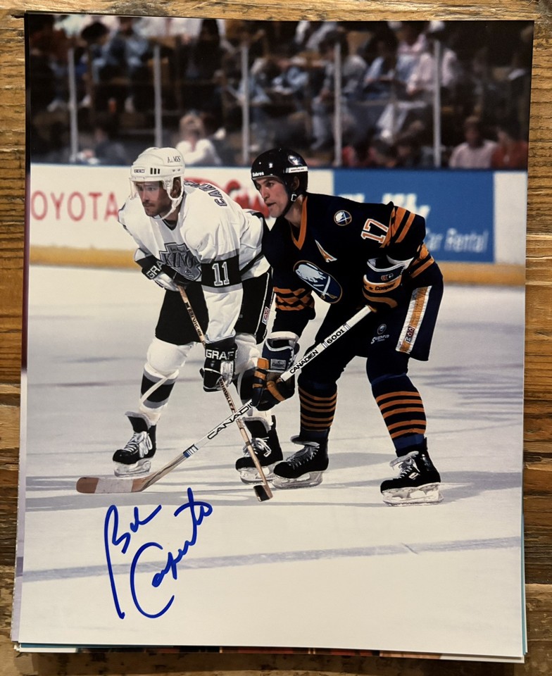 BOBBY CARPENTER 8x10 Autograph Bruins Kings Capitals Devils | eBay