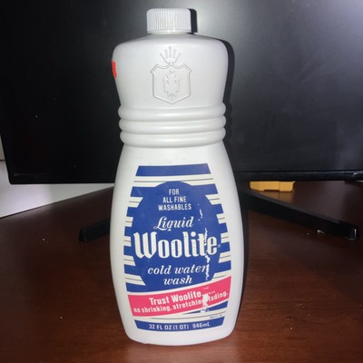Vintage 1980s Liquid Woolite cold water wash 80% Bottle Movie prop 32 ...