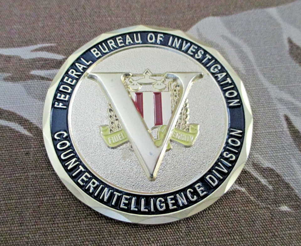 FBI Counterintelligence Division Challenge Coin 2" | eBay
