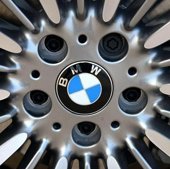 4 PCS For BMW 68mm Wheel Center Hub Caps Logo Badge Emblem Rim Hubcaps ...