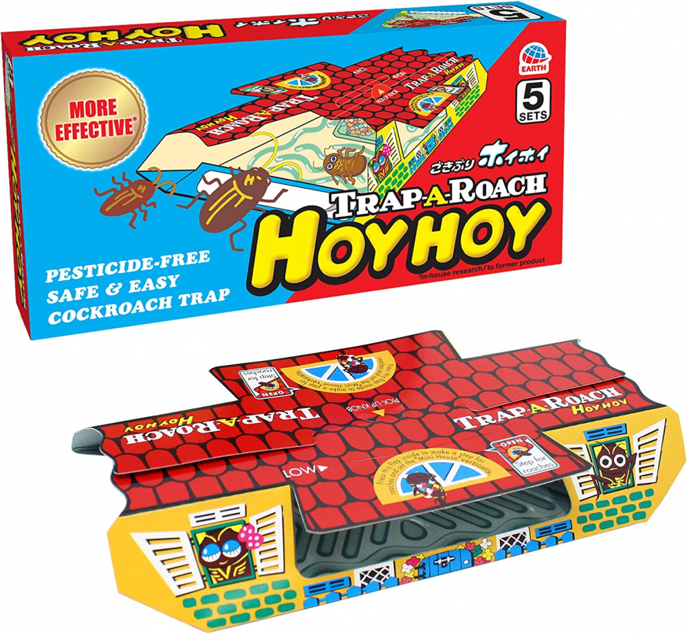 Hoy Hoy Trap A Roach, Peticide-free Safe and Easy Cockroach Trap - 5 ...