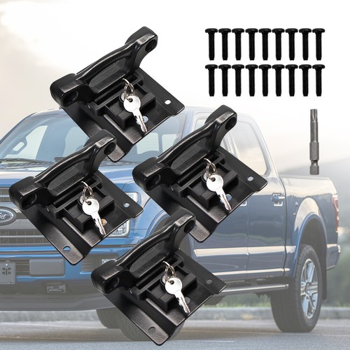 For Ford F150 F-150 2015+ 4x Truck Bed Tie Down Anchors Brackets Box ...