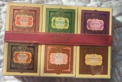 Vintage 4711 Luxury Soap Set. 6 Bar Set. Made in Italy. Rare find | eBay