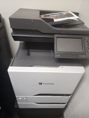 Lexmark XC4140 Color Copier w/ Network Scan Copy FAX Refurbished 2PAPER ...