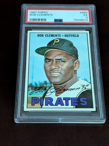 1967 Topps Baseball 400 Bob Clemente HOF PSA 5 EX ️ Centering | eBay