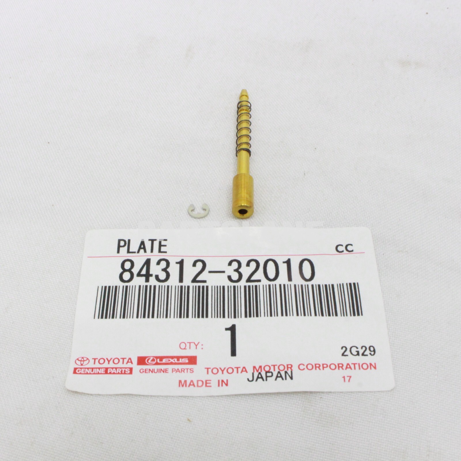 8431232010 Genuine Toyota Plate Horn Contact 84312-32010 for sale ...