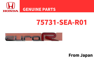 Honda ACURA ACCORD TSX CL7 CL9 Rear Euro R Emblem 04-07 OEM | eBay