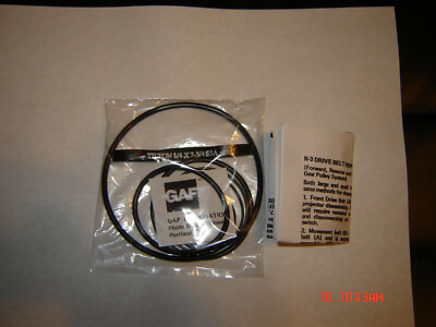 GAF Super 8 Projector Belts, 7 Belt Kit, GAF 2588Z, 2688Z,2788, 2788-Z ...