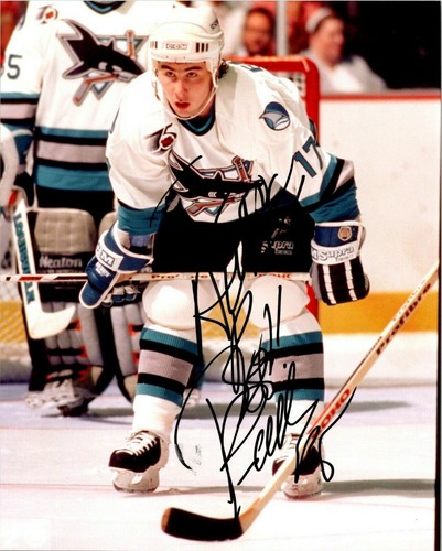 Pat Falloon San Jose Sharks Signed Vintage 8x10 Color Photo B | eBay
