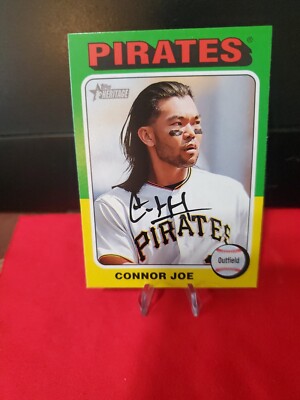2024 Topps Heritage SP Short Print #57 Connor Joe, Pittsburgh Pirates ...