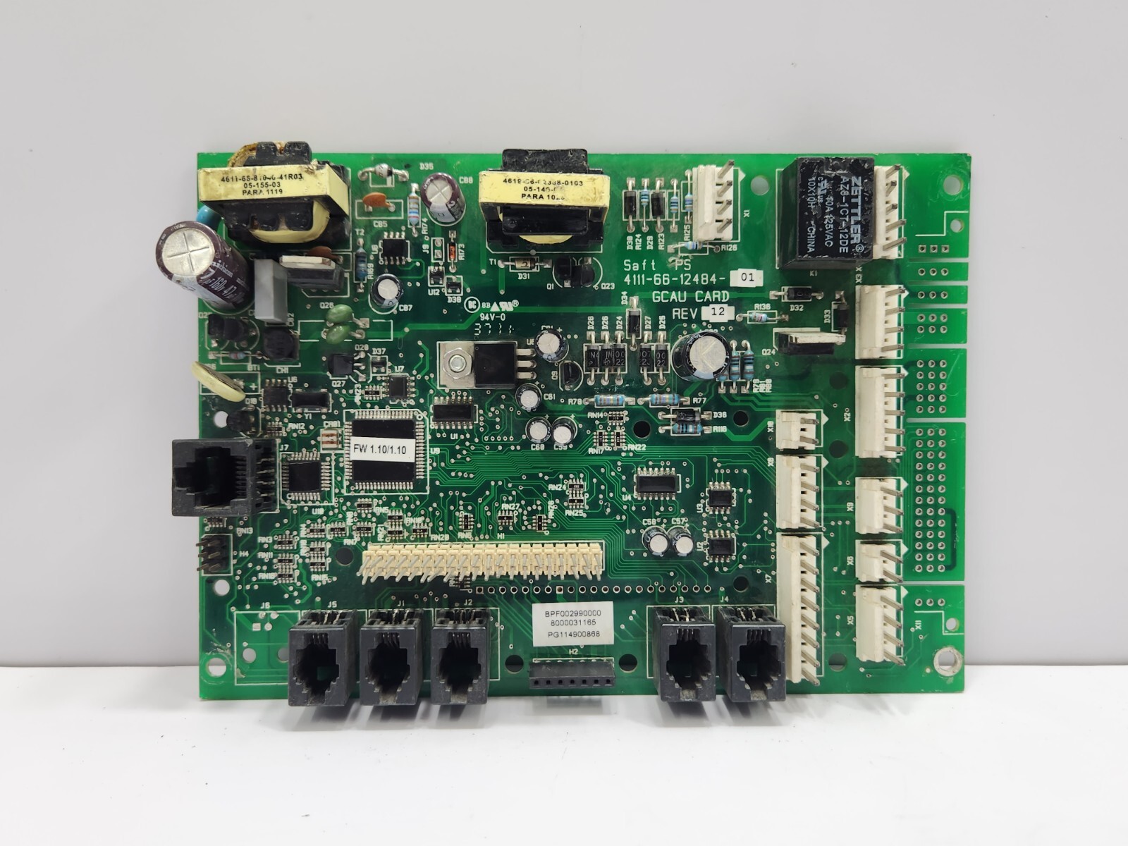 SAFT POWER SYSTEM 4111-66-12484-01 GCAU CARD REV 12 | eBay