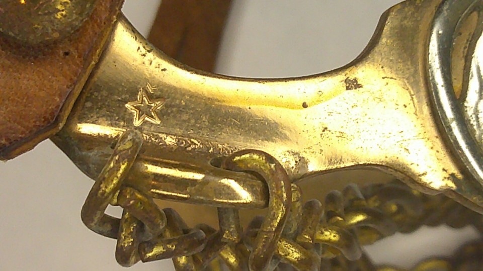 Antique Buermann Hercules bronze spurs w/ nickel plated horse head star ...