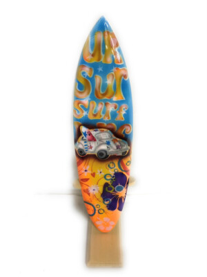 Surfboard w/ Stand 70's VW Bug Design 16" - Trophy | #lea04l40 | eBay