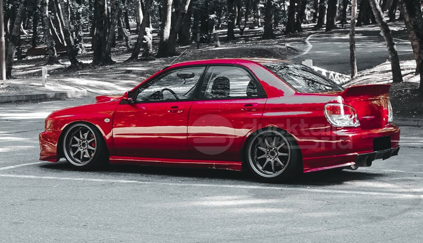 Ducktail Spoiler for Subaru Impreza GD 2000 - 2007 WRX STi rear boot ...
