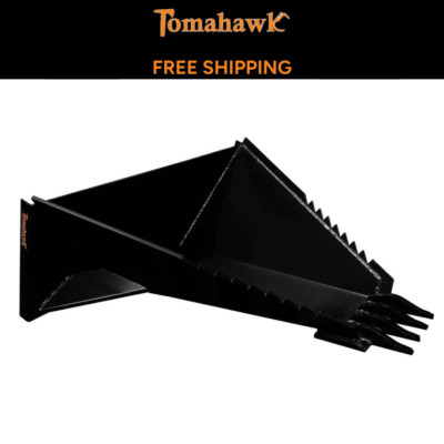 TOMAHAWK STUMP BUCKET SKID STEER QUICK ATTACH ES BUCKET - FREE SHIPPING ...