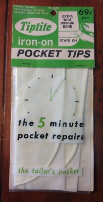 New Tiptite Iron On Repair Pocket Tips 2 Pack 440 | eBay