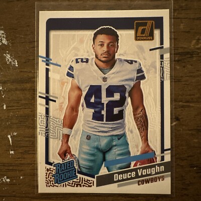 2023 Panini Donruss - Rated Rookie Portrait #42 Deuce Vaughn (RC) | eBay