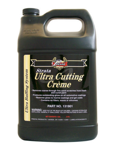 Presta Strata 131901 Ultra-Cutting Creme Compound 1-Gallon | eBay
