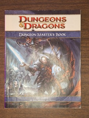D&D 4th Edition Dungeon Masters Book (DM Rules, Adventures and Monsters ...