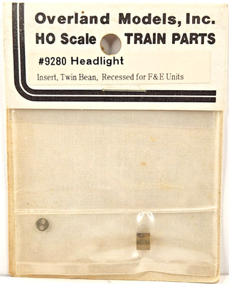 HO Scale Overland Models #9280 Headlight Insert Twin Beam Recessed for ...