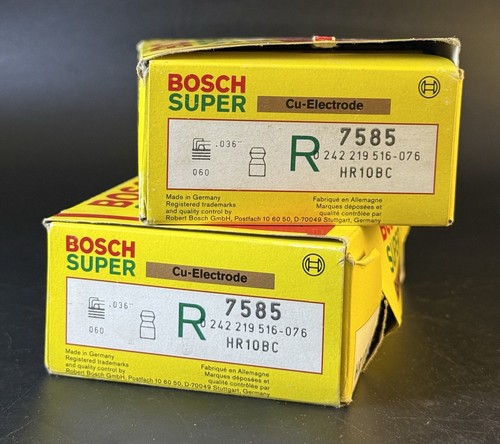 NOS Bosch Super Ignition Spark Plug W7CC Original Lot Of 20 HR10BC 7585 ...