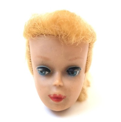 Vintage 1960's Mattel BARBIE #5 Blonde Ponytail Head - Neck Split ...