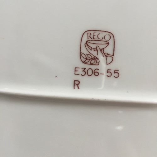 REGO CHINA Restaurant Ware E306-55R 11" Dinner Platter/Plate Vintage | eBay