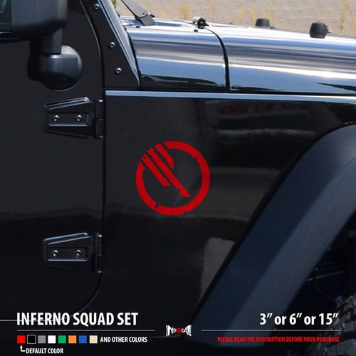 INFERNO SQUAD TIE FIGHTER Dark Side Car Vinyl Sticker Decal | eBay