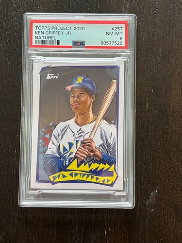 TOPPS PROJECT 2020 KEN GRIFFEY JR. #257 NATUREL PSA 8 | eBay