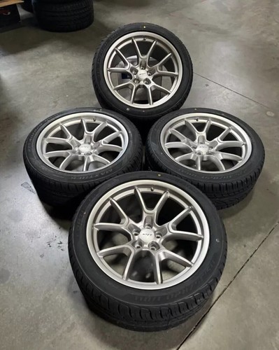 20x9.5 20x11 Silver SRT Hellcat 50th ANV Wheels Rims Tires Charger ...