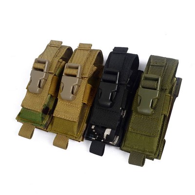 Tactical MOLLE Multi-tool Sheath Holster Folding Knife Flashlight ...